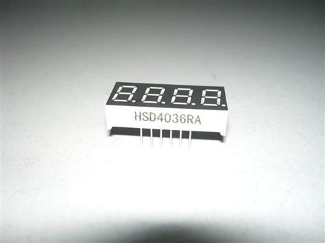 0 36 7 Segments Four Digits LED Display Tianjin Haisheng Xingguang Technology Co Ltd