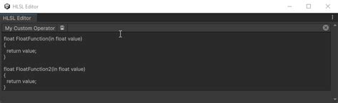 Custom Hlsl Nodes Block And Operator Visual Effect Graph 1704
