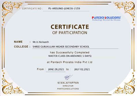 Nishanth K On Linkedin I Am Very Glad To Share That I Have Completed The Master Class On Arduino