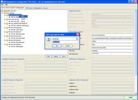 deployment env info file editor