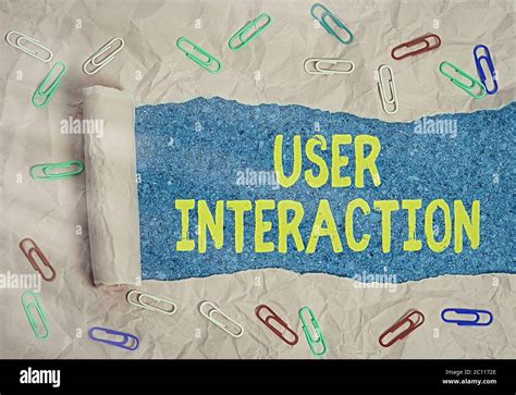 Handwriting Text Writing User Interaction Conceptual Photo How The Customer Acts On The System