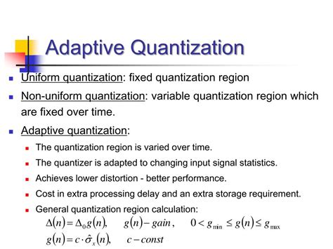 Ppt Survey Of Quantization Powerpoint Presentation Free Download Id 725091