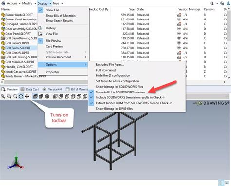 Solidworks Pdm Preview Tab Options Goengineer