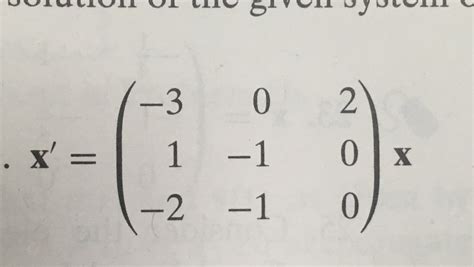 Solving A System Of Linear Ode With Complex Eigenvalues Matchmaticians