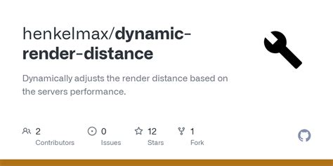 github henkelmax dynamic render distance dynamically adjusts the