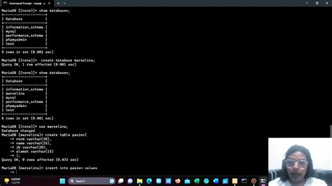 tugas basis data 4 penggunaan aplikasi xampp and cmd youtube