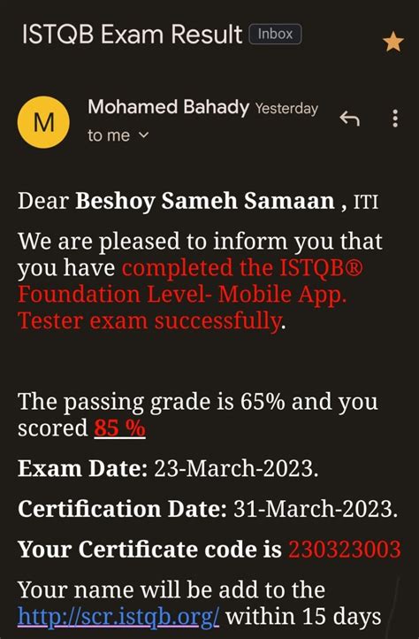 Beshoy Sameh On Linkedin Softwaretesting Istqbcertified Istqb