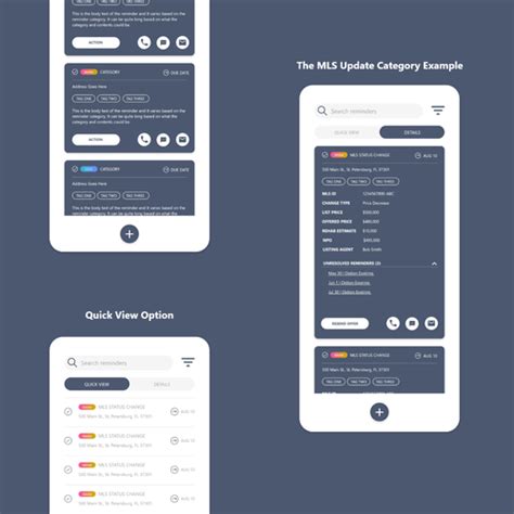 Designs Help Us Modernize And Simplify Our Reminders Interface App Design Contest