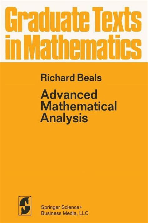 Graduate Texts In Mathematics Advanced Mathematical Analysis Periodic