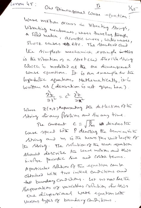 Wave Propagation Equation Sol Examples Ow Dwuiona Coa Nethim Vibrtig Atiy Uibratb Mevaw We