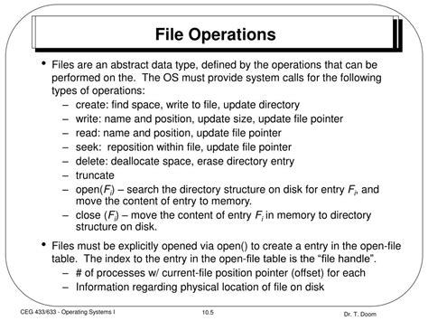 Ppt Chapter 10 File System Interface Powerpoint Presentation Free