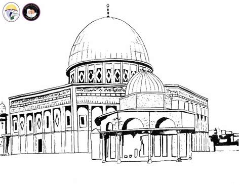 صور معالم في المسجد الأقصى للتلوين مكتبة الأقصى Ide