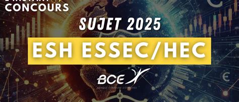 Les Sujets Desh Ecricome 2024 Mister Prépa