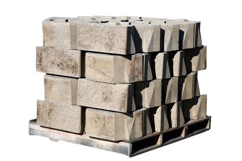 Straight Face Retaining Block Durable Concrete Design Mountain High