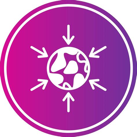 Gravity Glyph Gradient Circle Icon 51300069 Vector Art At Vecteezy