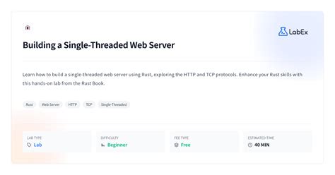Building A Single Threaded Web Server Rust Programming Labex