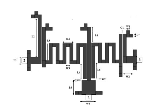 The Microstrip Diplexer Structure Using Meandered Line Resonator Sirs