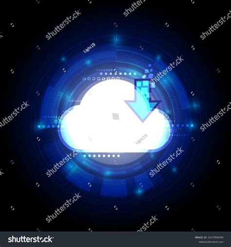 Digital Cloud Storage Concept Vector Design Stock Vector Royalty Free 2217956549 Shutterstock