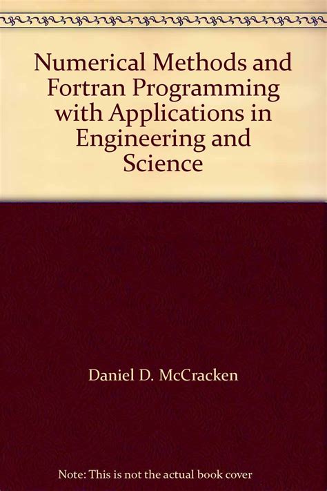 Numerical Methods And Fortran Programming With Applications In