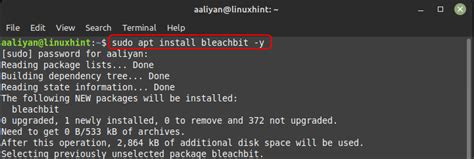 linux mint 21에 bleachbit을 설치하는 방법