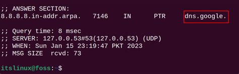 How To Do A Reverse DNS Lookup In Linux Its Linux FOSS
