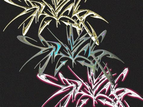 힙하고 영한 크롬타입 크로마틱 타이포그래피 크몽