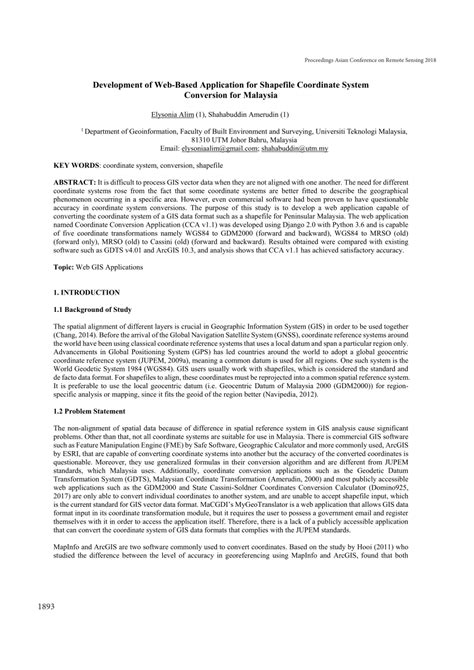 pdf development of web based application for shapefile coordinate