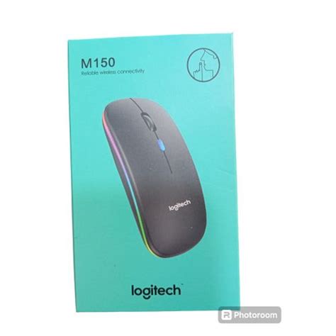 Logitech M150 Silent Wireless Rechargeable Mouse Led Light Ict Gadgets Solutions