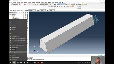 Abaqus Material Property Definition Using Python Scripting And Macro Manager Youtube