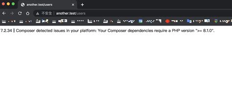 Why Is The Php Version Of Laradock Different From The Php Version Executed By The Actual Laravel