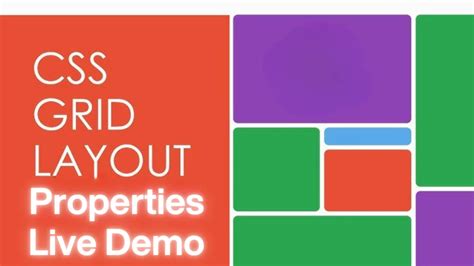 Css Grid Properties Layout Demo