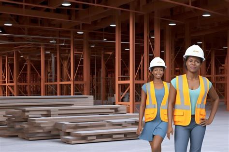 Premium Ai Image Two Smiling Mixed Race Female Worker Standing In A Warehouse Neural Network