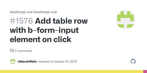 add table row with b form input element on click · issue 1576