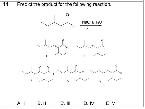 Solved Predict The Product For The Following