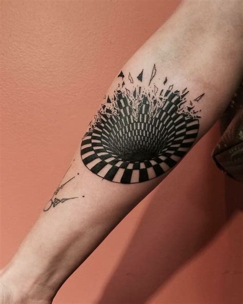 79 Mind Bendingly Epic Optical Illusion Tattoo Designs Bored Panda
