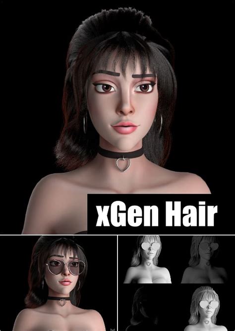 XGen Hair Tutorial On Cubebrush Co In Hair Tutorial Digital Art Tutorial Xgen