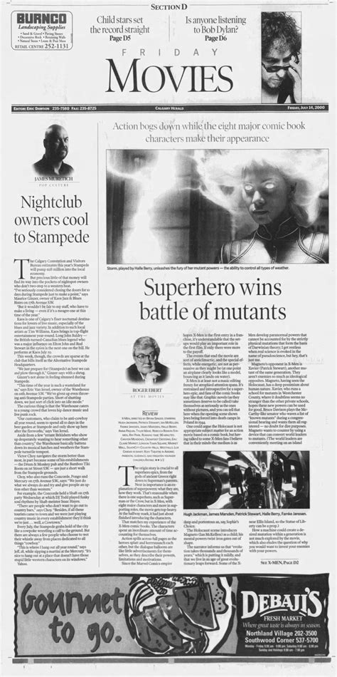 Calgary Herald Bob Dylan Front Cover
