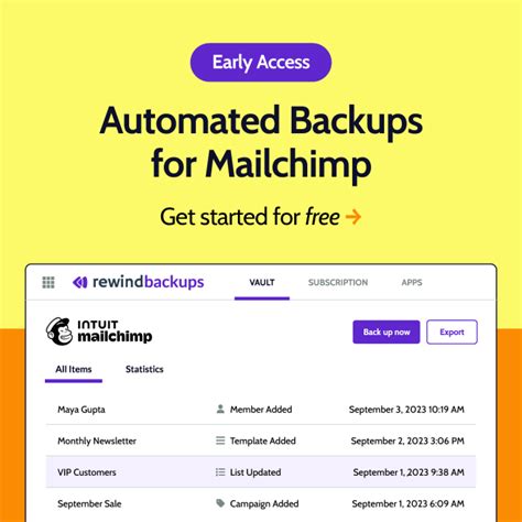 protect your valuable mailchimp crm data for free