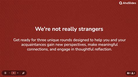 The Ultimate 140 We Are Not Really Strangers Questions Free Download