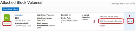 oracle gen2 cloud attaching a block volume to an instance oracledbwr