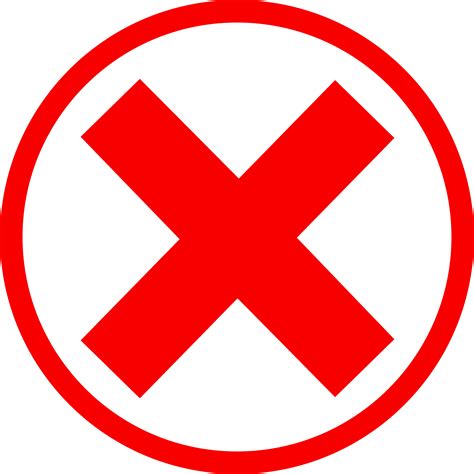 Check Mark X Mark Scalable Vector Graphics Clip Art Mistake Cliparts