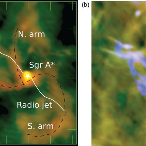 A A Composite Colour Image Of The Inner Arcsec Arcsec Of Sgr