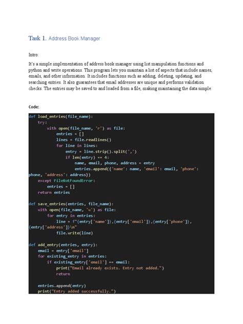 task 1 pdf input output filename