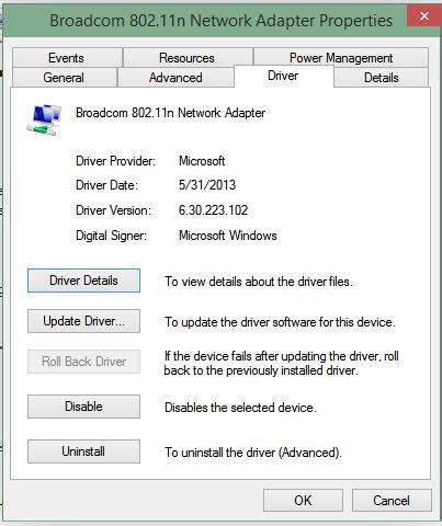 Broadcom 802 11n Network Adapter Specs