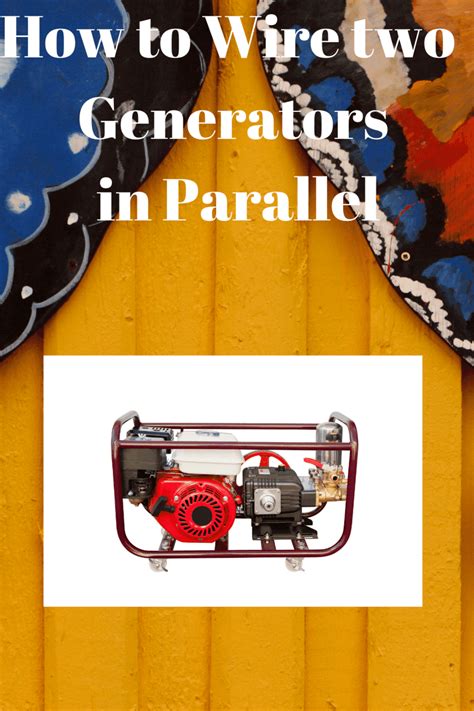 How To Wire Two Generators In Parallel Generators Zone