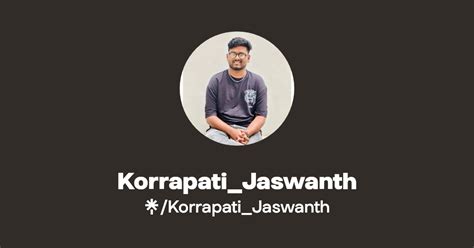 korrapati jaswanth instagram linktree