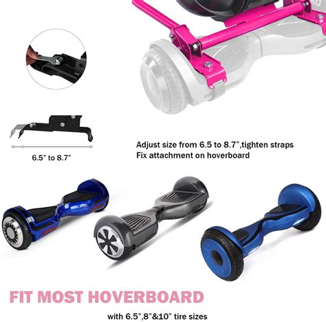 hovertech 1 hover cart attachment go kart pink