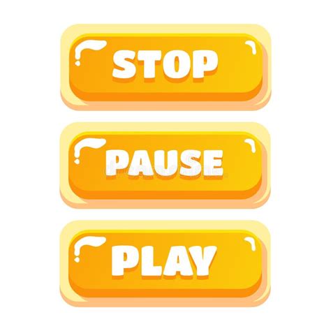 Big Set Buttons For Games And App Glass Game Ui Kit Space Game Icon