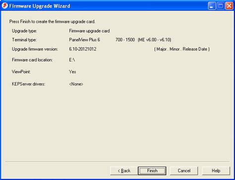 Panelview Plus 6 Firmware Flashing Via Memory Card Step By Step