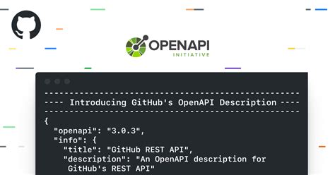 Introducing Githubs Openapi Description The Github Blog